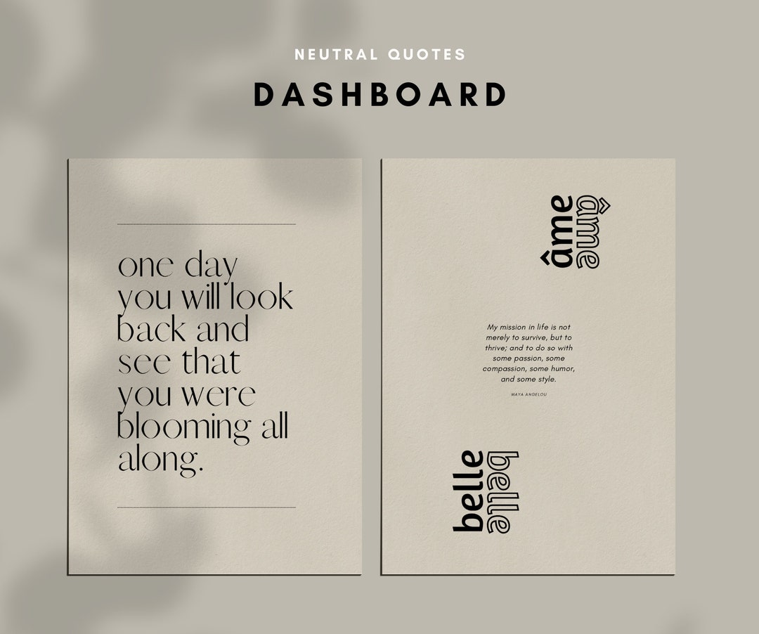 Printable Dashboard, Printable Aesthetic Dashboards, Minimal Planner ...