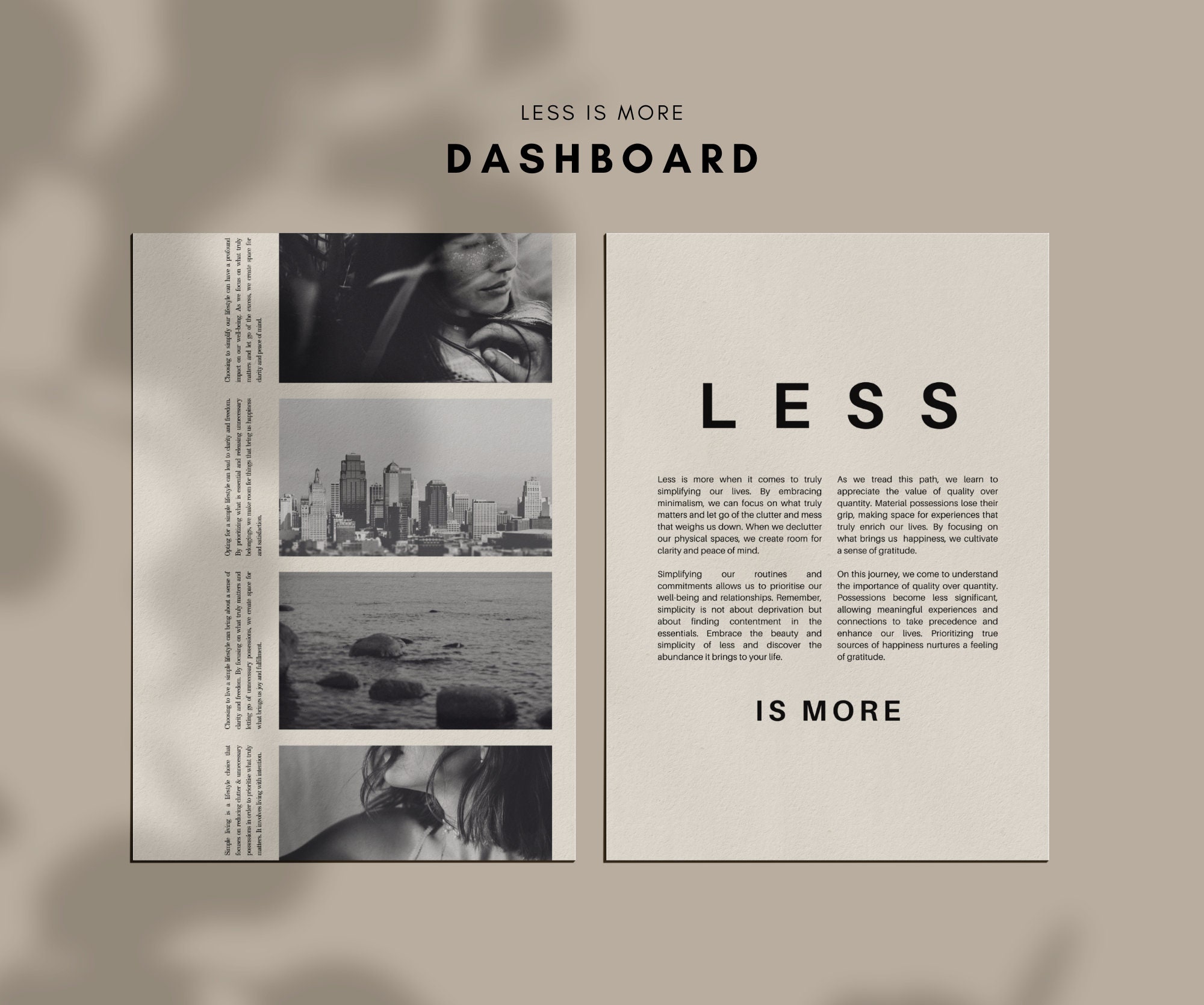 Printable Dashboard, Printable Aesthetic Dashboards, Minimal Planner ...