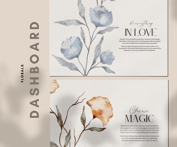 Printable Dashboard Printable Dashboard Planner Minimal - Etsy