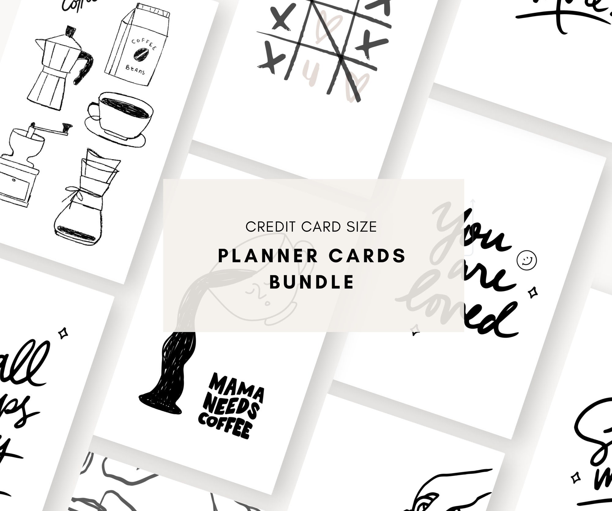 Printable Planner Card, Journaling Card, Motivational Planner Card ...