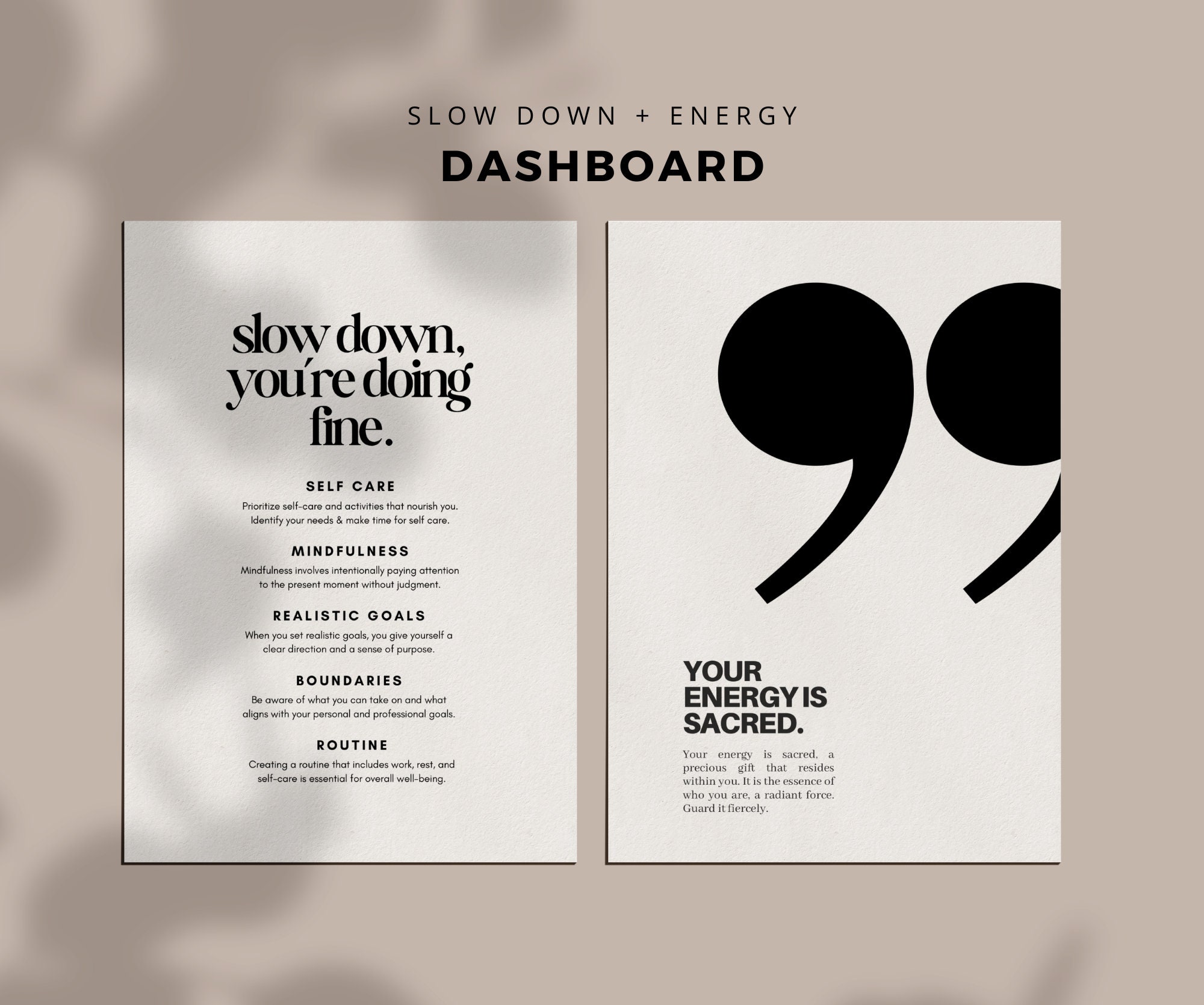 Printable Dashboard Printable Aesthetic Dashboards Minimal Planner 9912