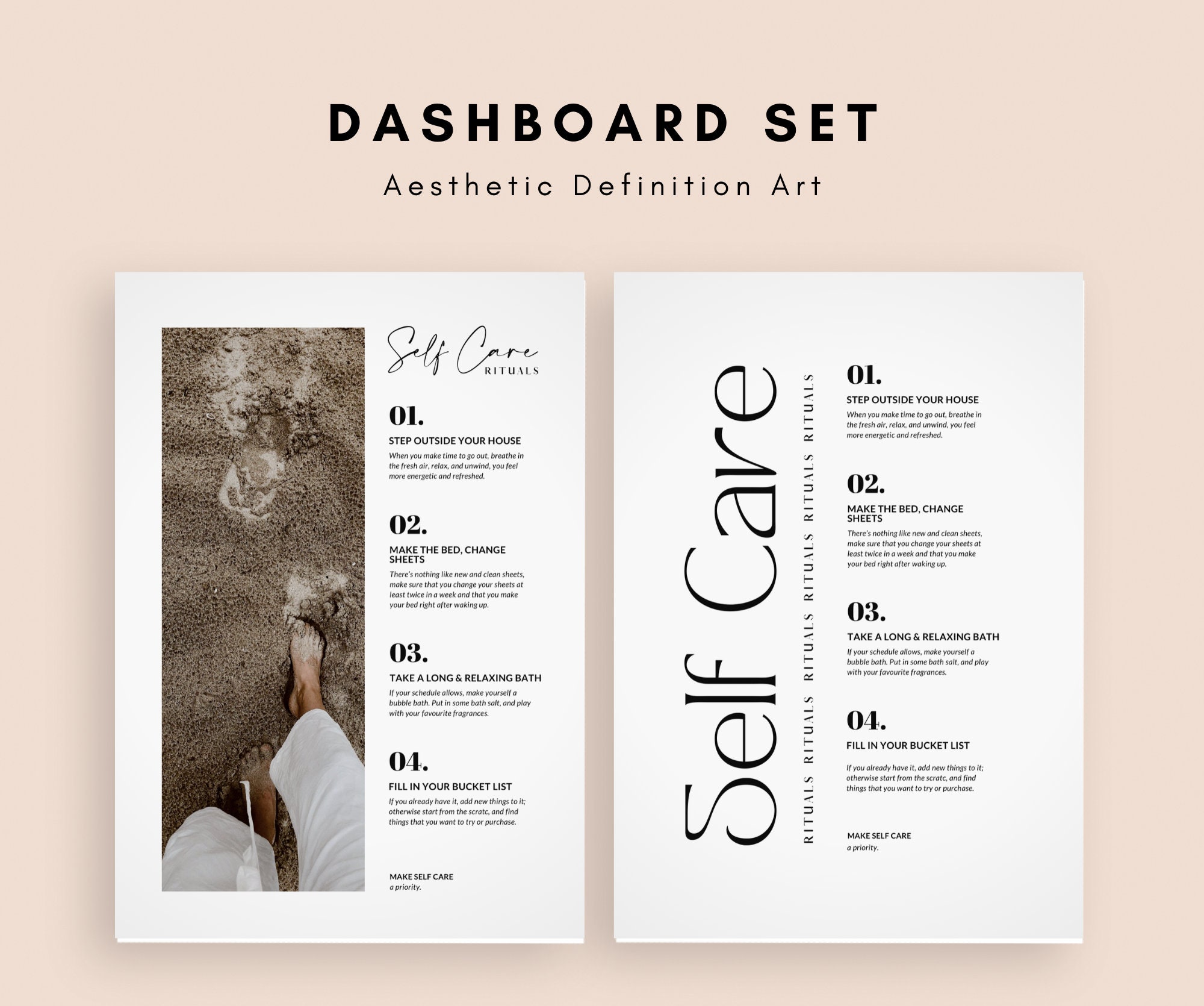 Printable Dashboard Set of 2 Printable Dashboard Planner - Etsy