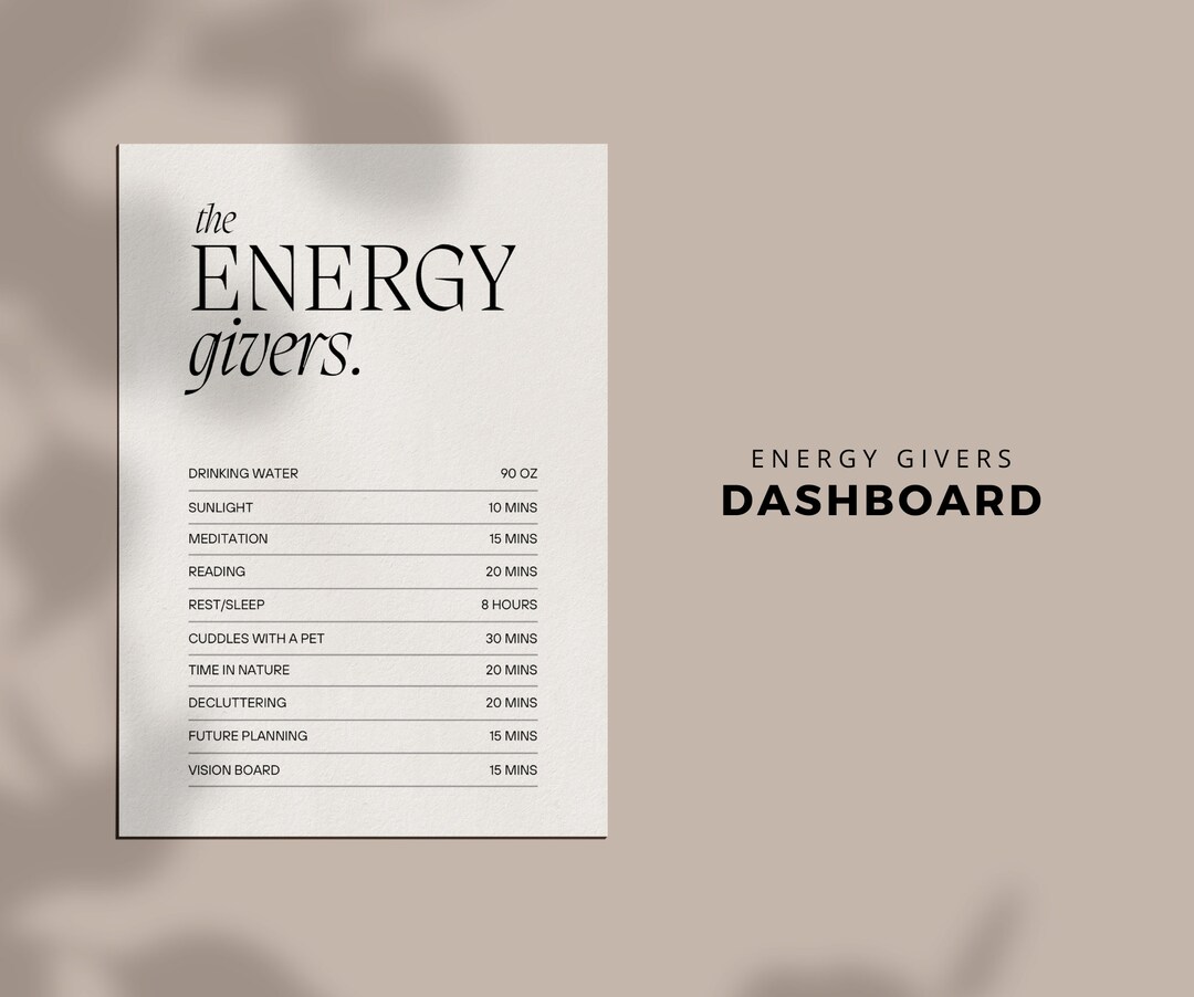 Printable Dashboard, Printable Dashboard Planner, Minimal Planner ...