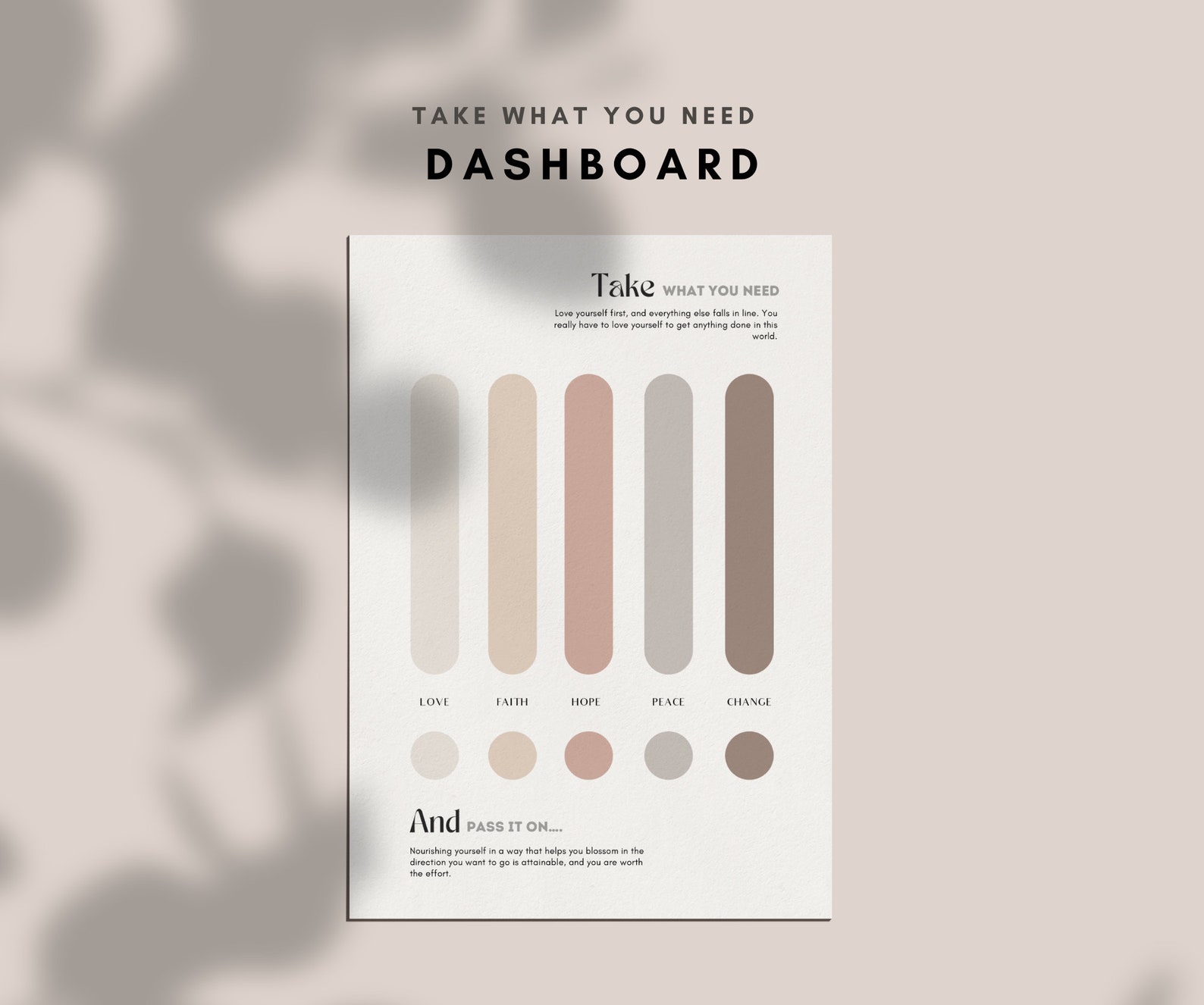 Printable Dashboard Printable Dashboard Planner Minimal - Etsy