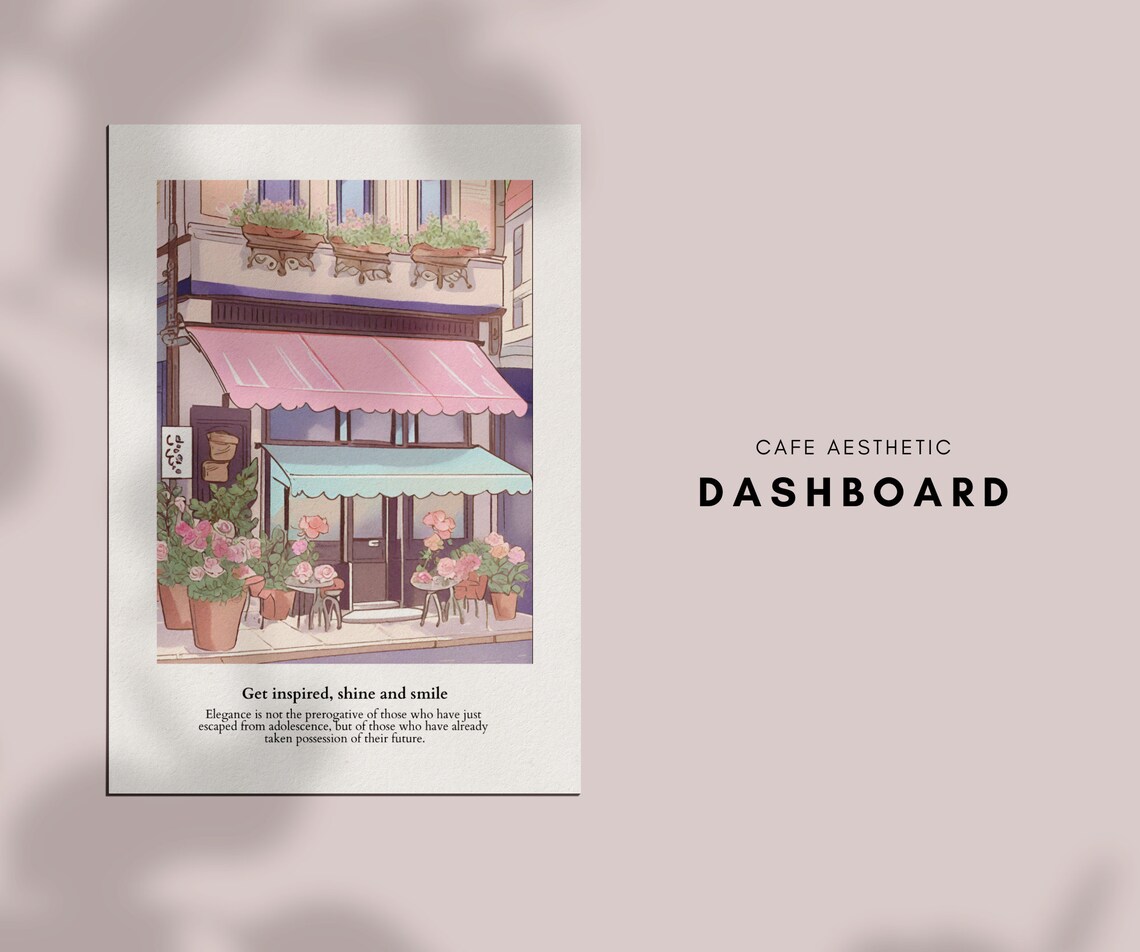 Printable Dashboard, Printable Aesthetic Dashboards, Minimal Planner ...