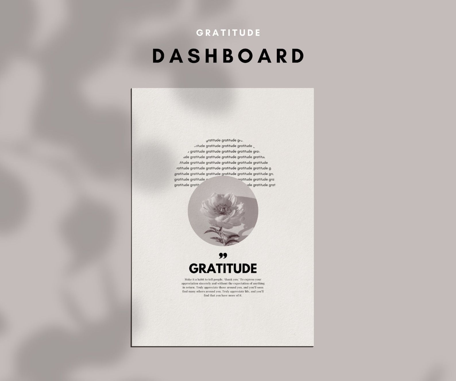 Printable Dashboard, Printable Dashboard Planner, Minimal Planner ...