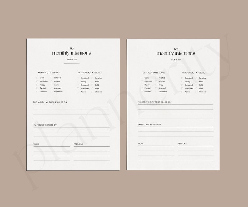 Self Care Journal, Self Care Planner, Self Care Worksheet, Printable ...