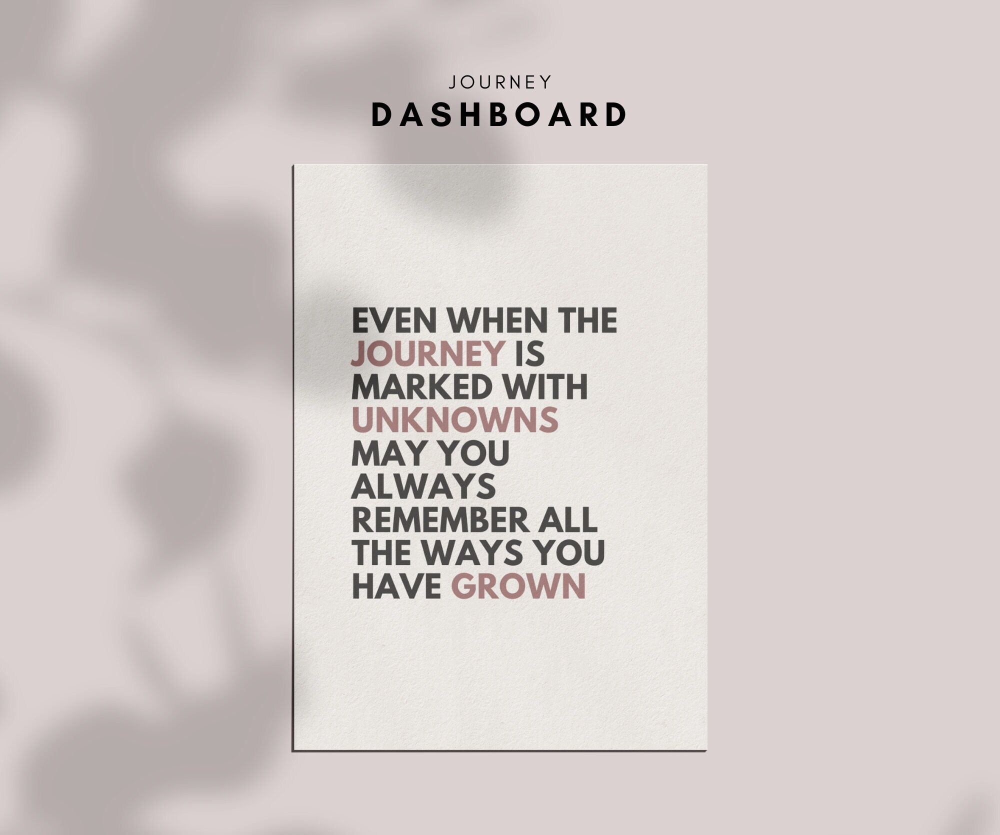 Printable Dashboard, Printable Dashboard Planner, Minimal Planner ...