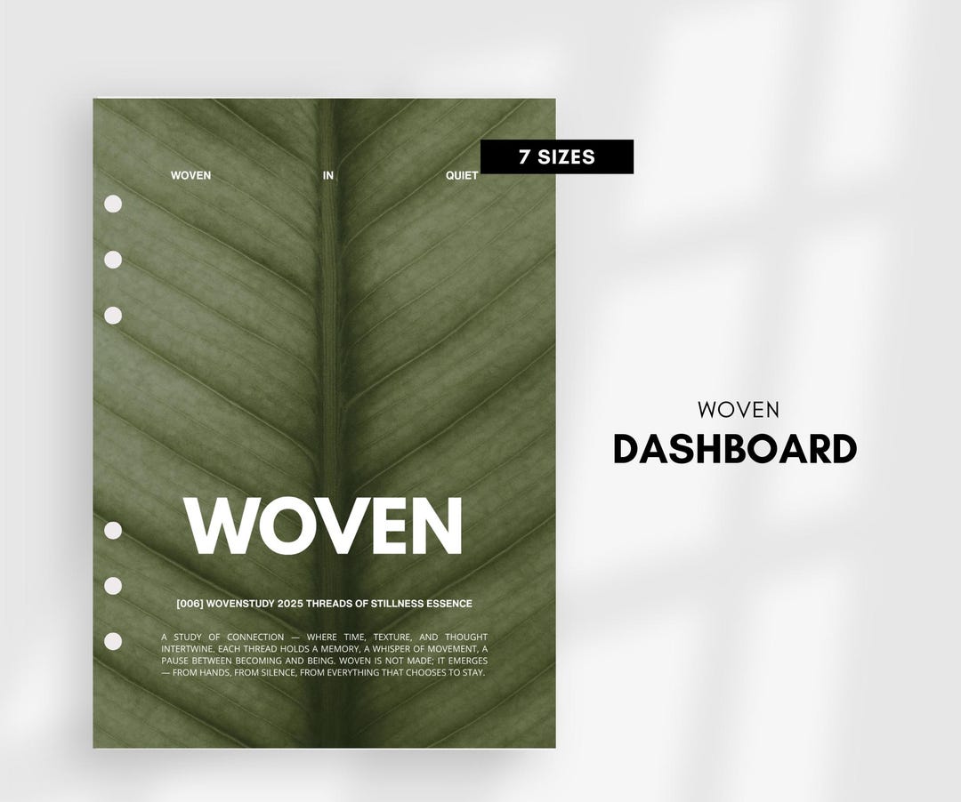 Printable Planner Dashboard Set: Minimal Dividers & Accessories ...