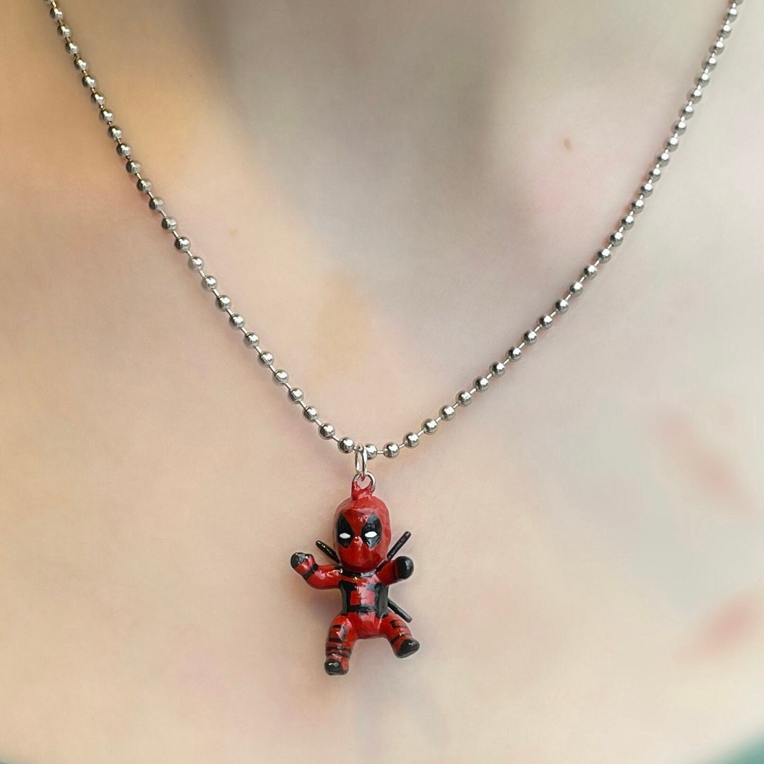 Baby Deadpool Necklace - Etsy