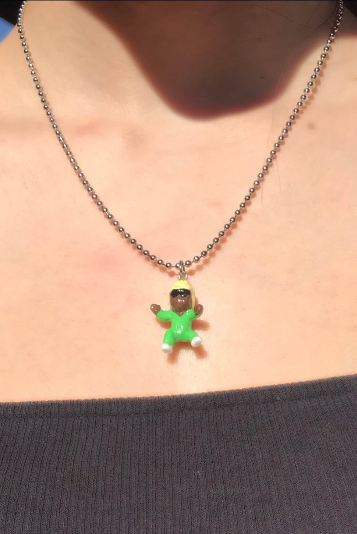 Baby Igor Necklace Green | Etsy