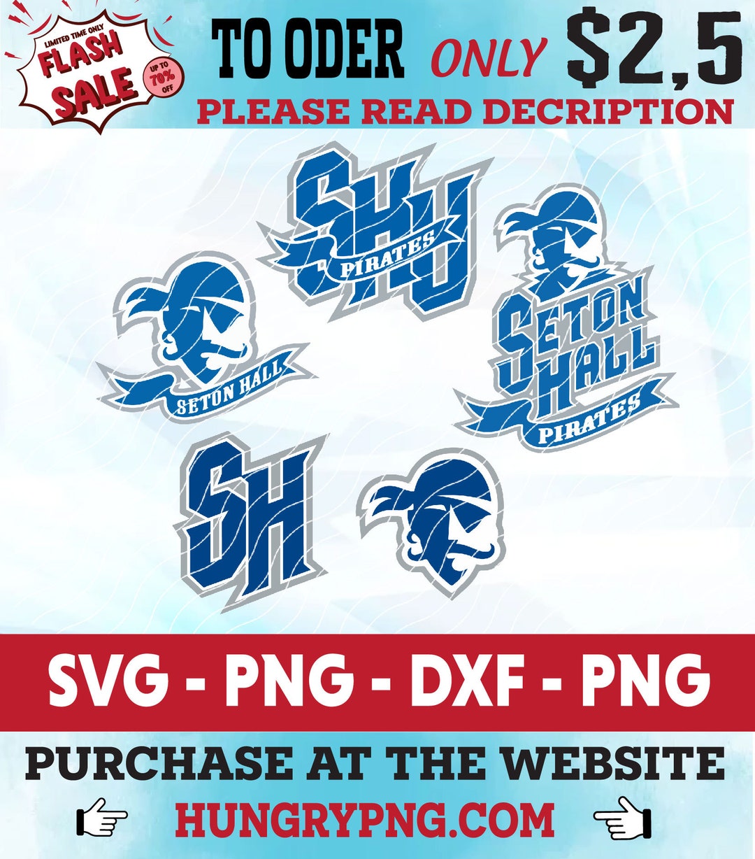 Seton-hall Svg Seton-hall-logo College Football College - Etsy