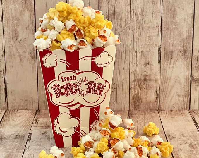 Fake Popcorn Photo Prop Party Prop Realistic Popcorn Movie - Etsy