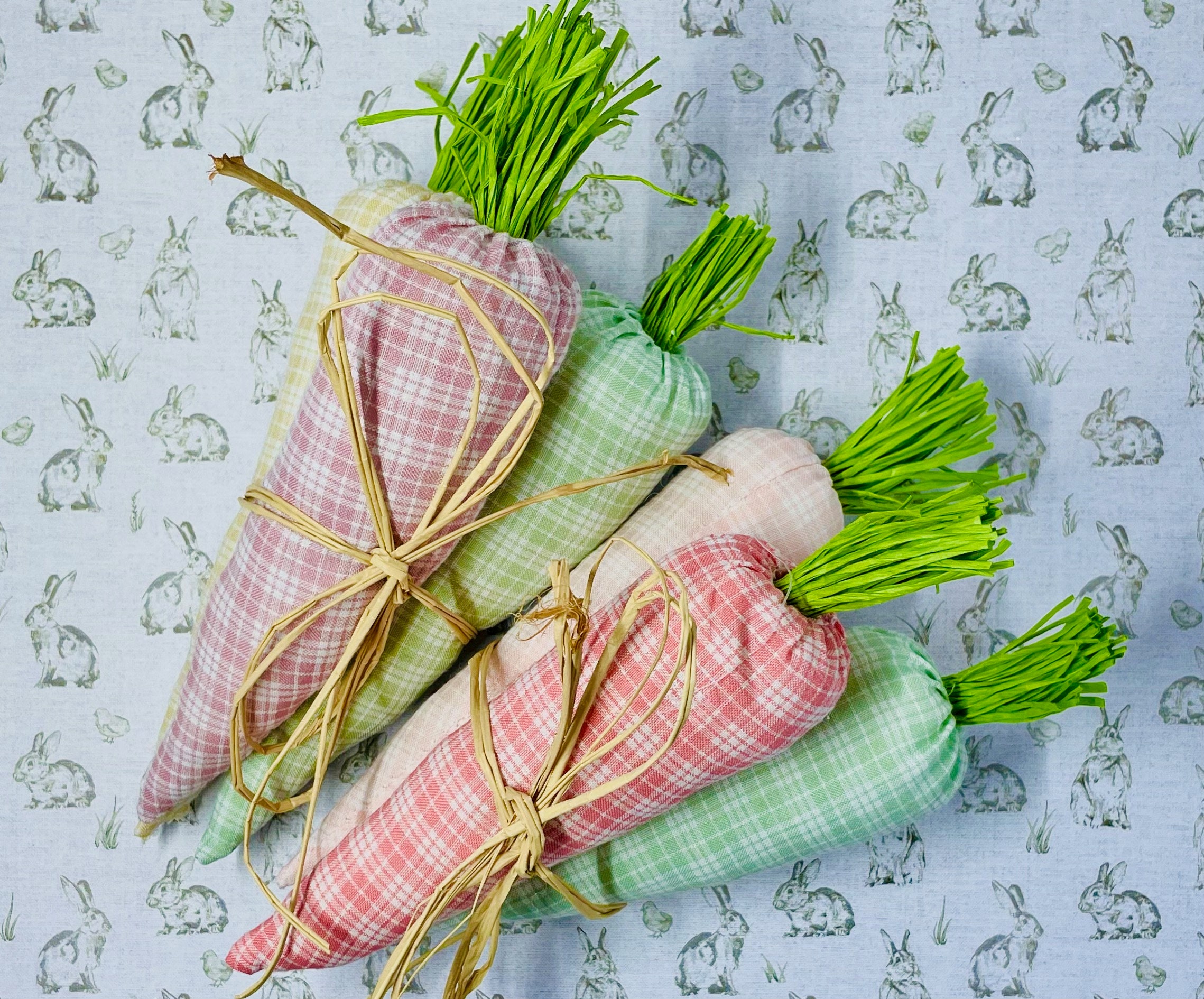 Fabric Carrots Easter Carrots Cloth Carrots Farmhouse - Etsy