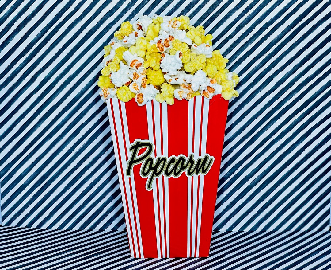 Fake Popcorn, Photo Prop, Party Prop, Realistic Popcorn, Movie Room ...