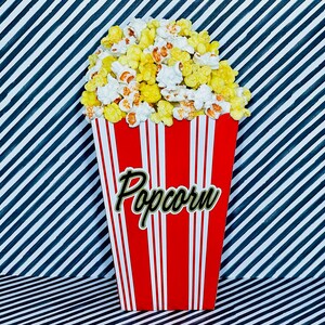 Fake Popcorn, Photo Prop, Party Prop, Realistic Popcorn, Movie Room ...