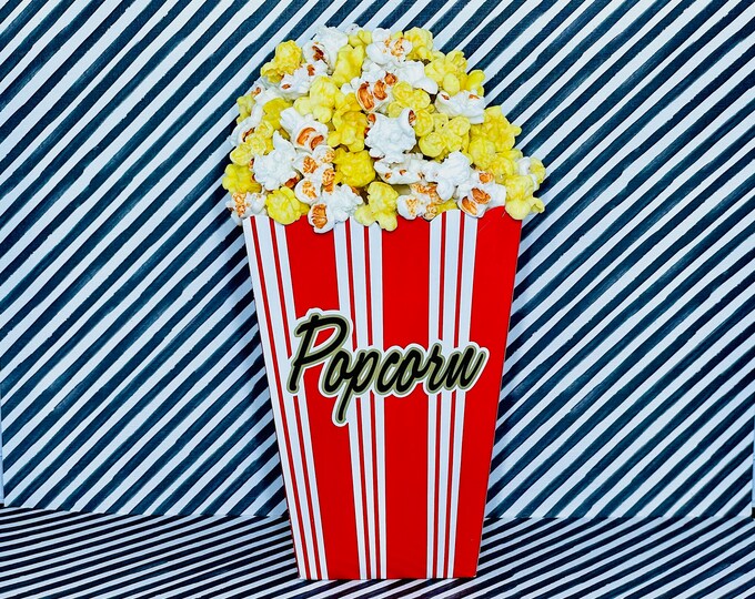 Fake Popcorn Photo Prop Party Prop Realistic Popcorn Movie - Etsy
