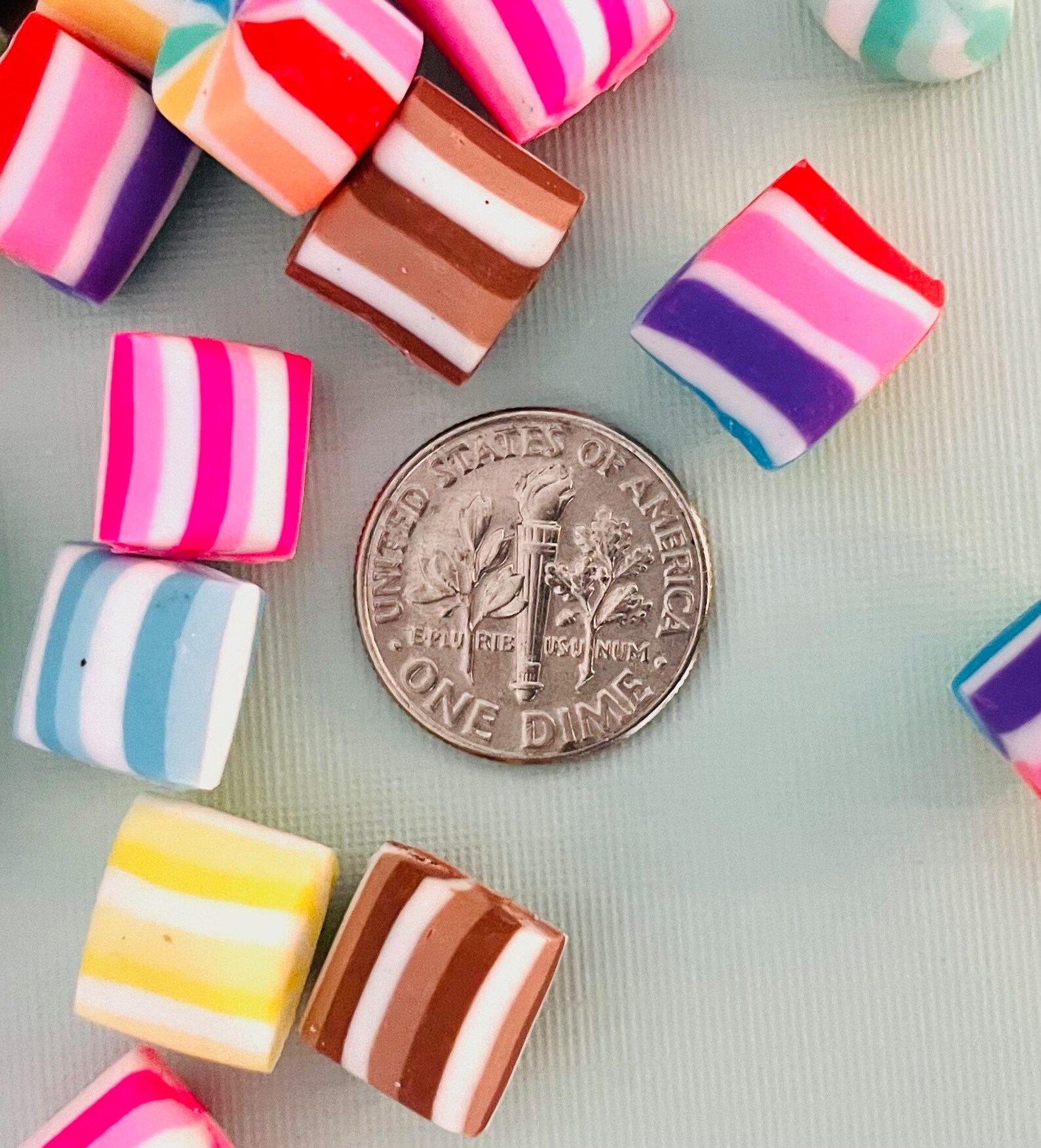 Pillow Candy, Polymer Clay Fake Candies, Fake Cabochon, Fake Candy ...