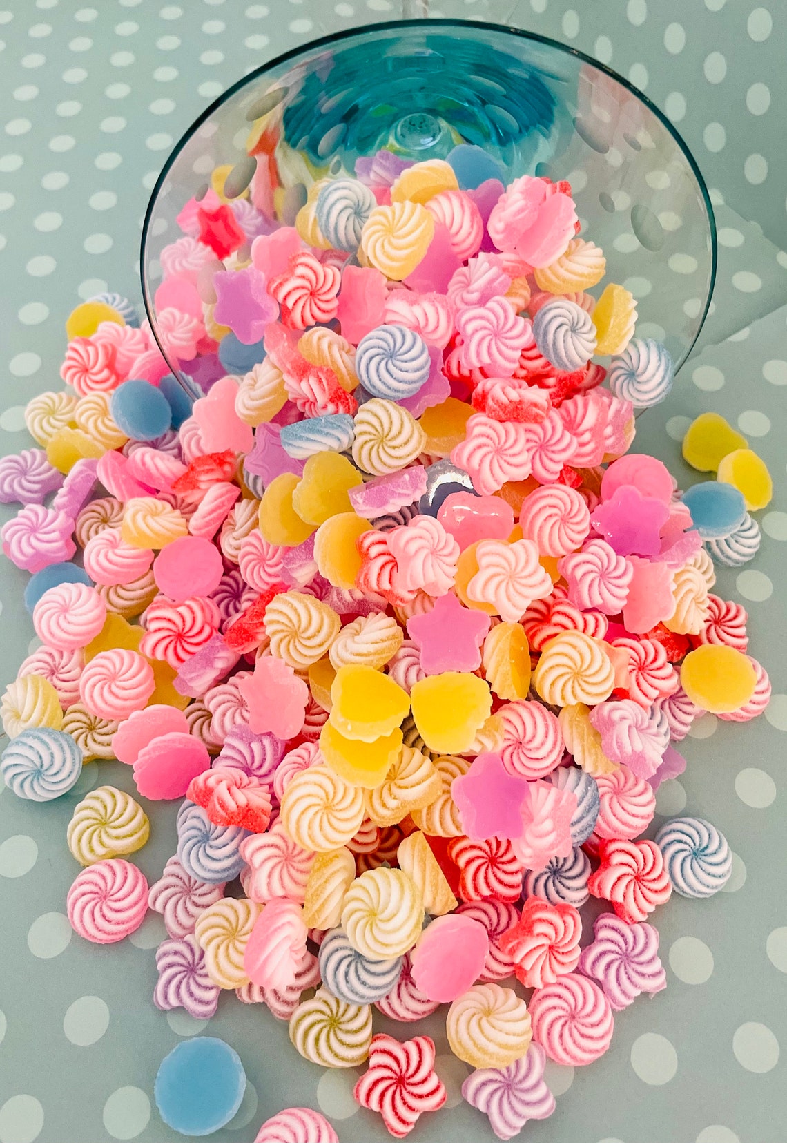 Candy Cabochons Pastel Candy Fake Candy Fake Baking | Etsy