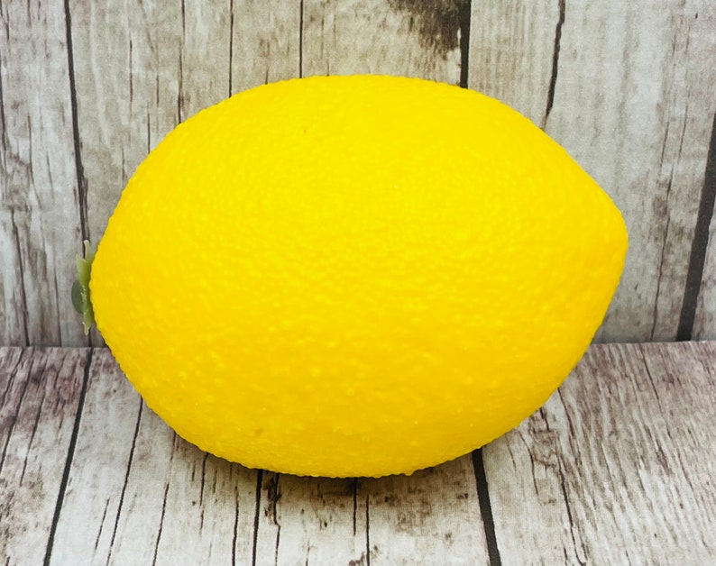 Realistic Smaller Faux/fake Lemons, Lemon Tier Display, Artificial ...