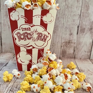Fake Popcorn, Photo Prop, Party Prop, Realistic Popcorn, Movie Room ...
