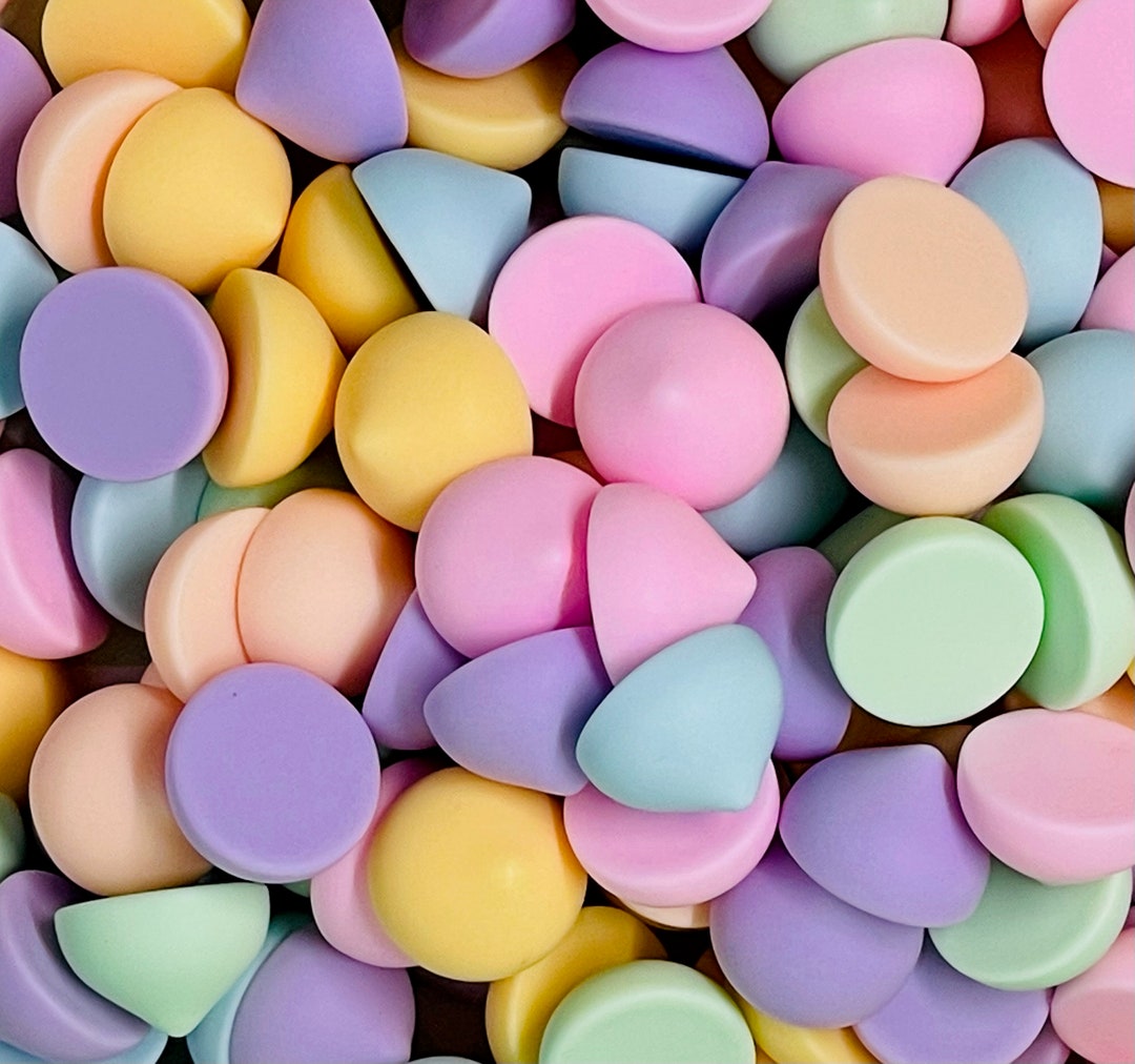 Fake Chocolate Morsels, Pastel Multi Color Chocolate Chips, Cabochon ...