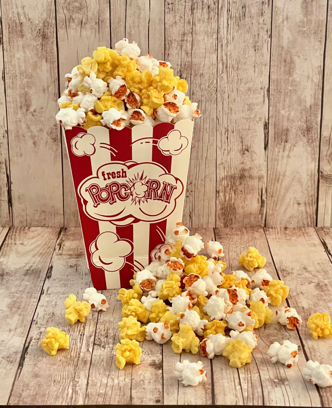 Fake Popcorn, Photo Prop, Party Prop, Realistic Popcorn, Movie Room ...