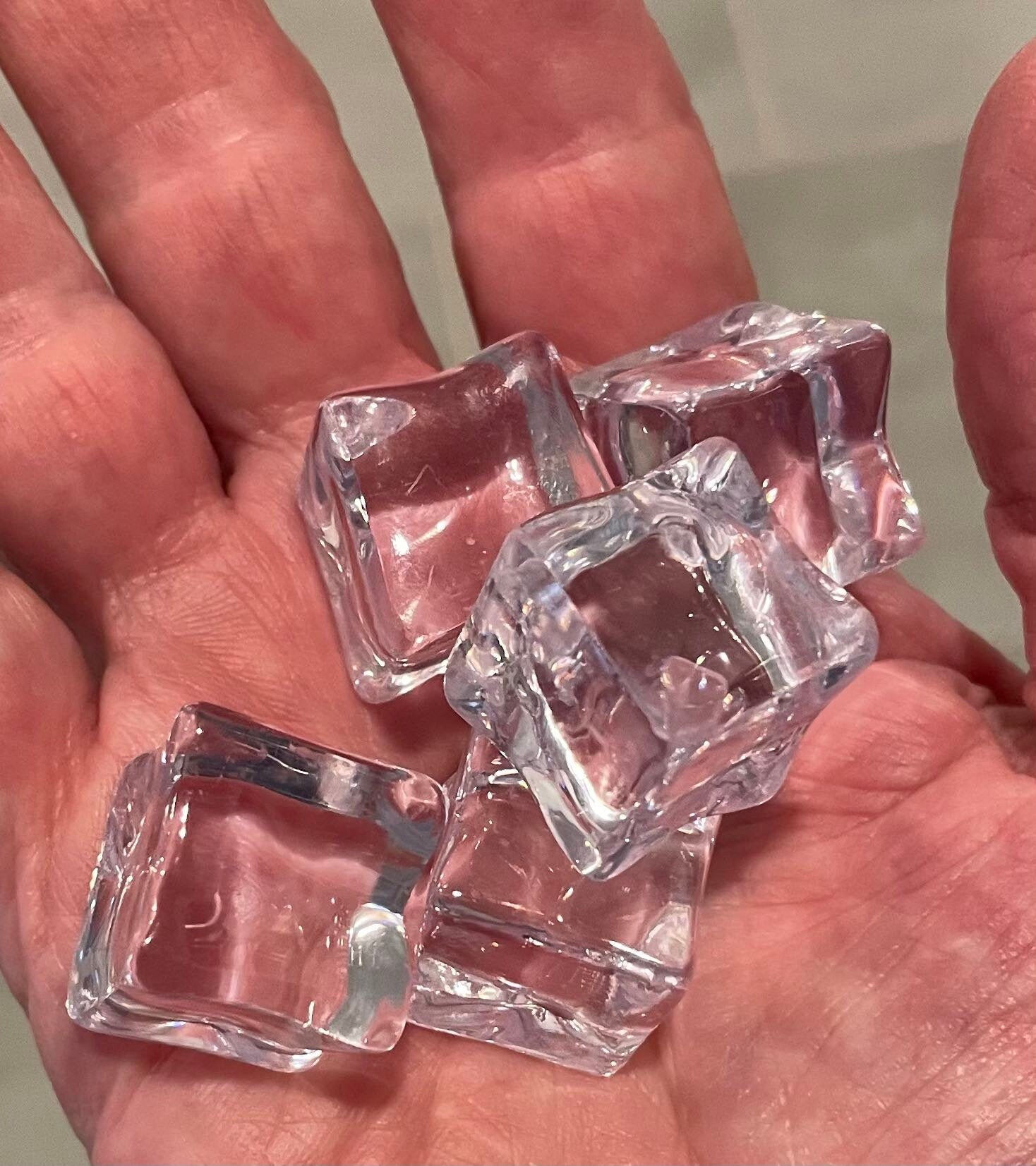 Fake Ice Cubes Faux Ice Cubes Fake Drink Decor Ice Cube | Etsy
