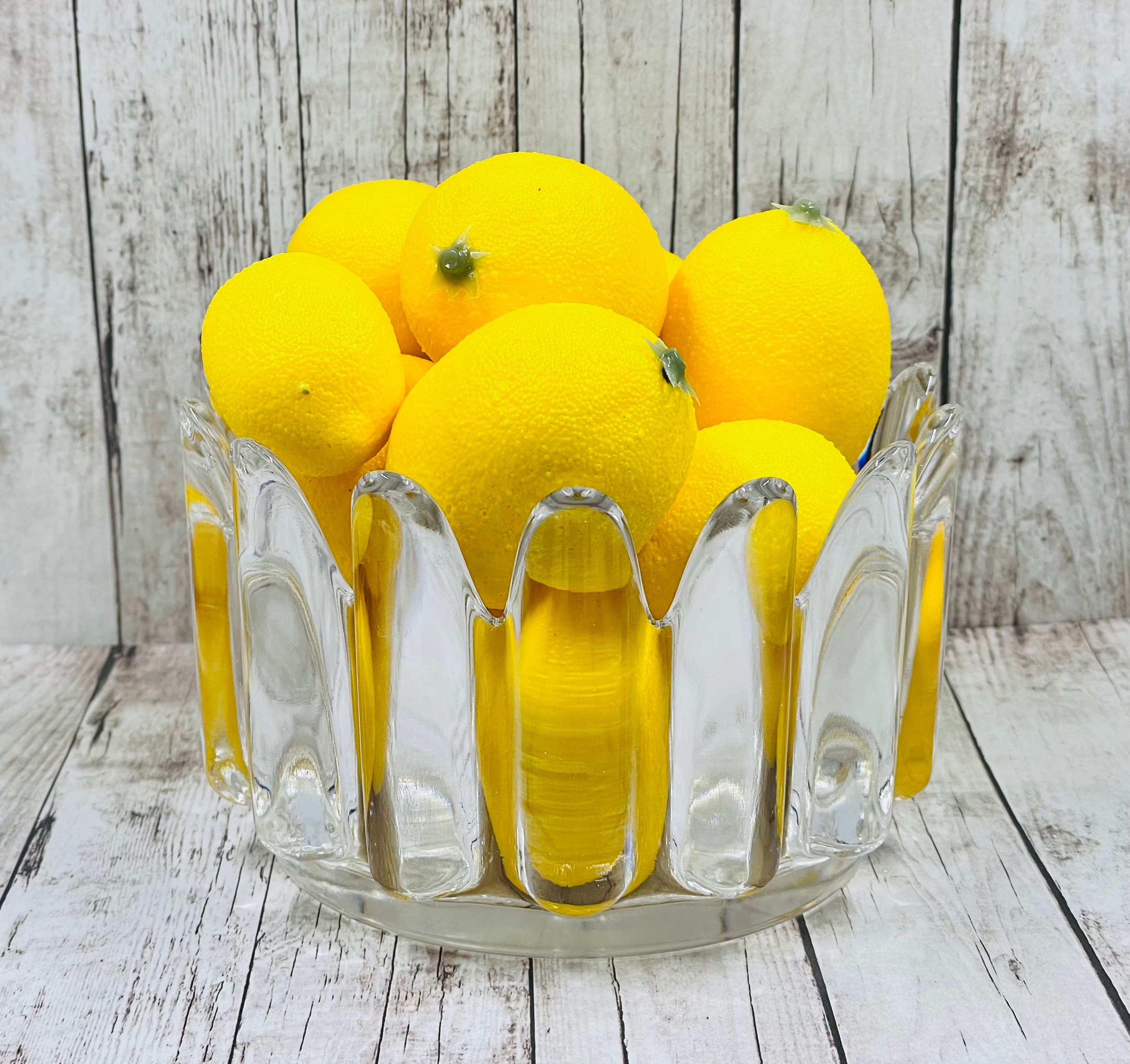 Realistic Smaller Faux/fake Lemons, Lemon Tier Display, Artificial ...