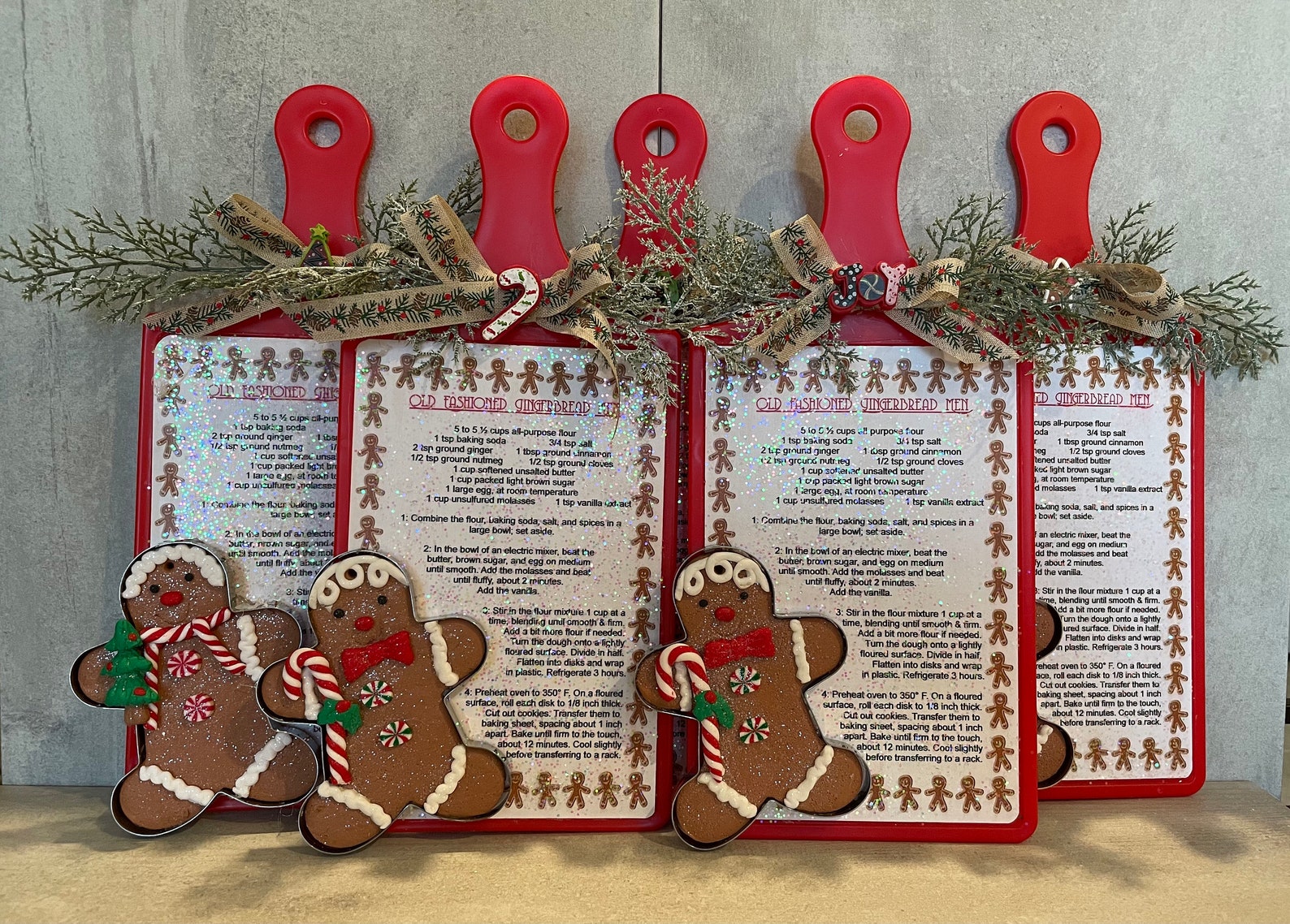 Gingerbread Christmas Décor Gingerbread Cutting Board - Etsy