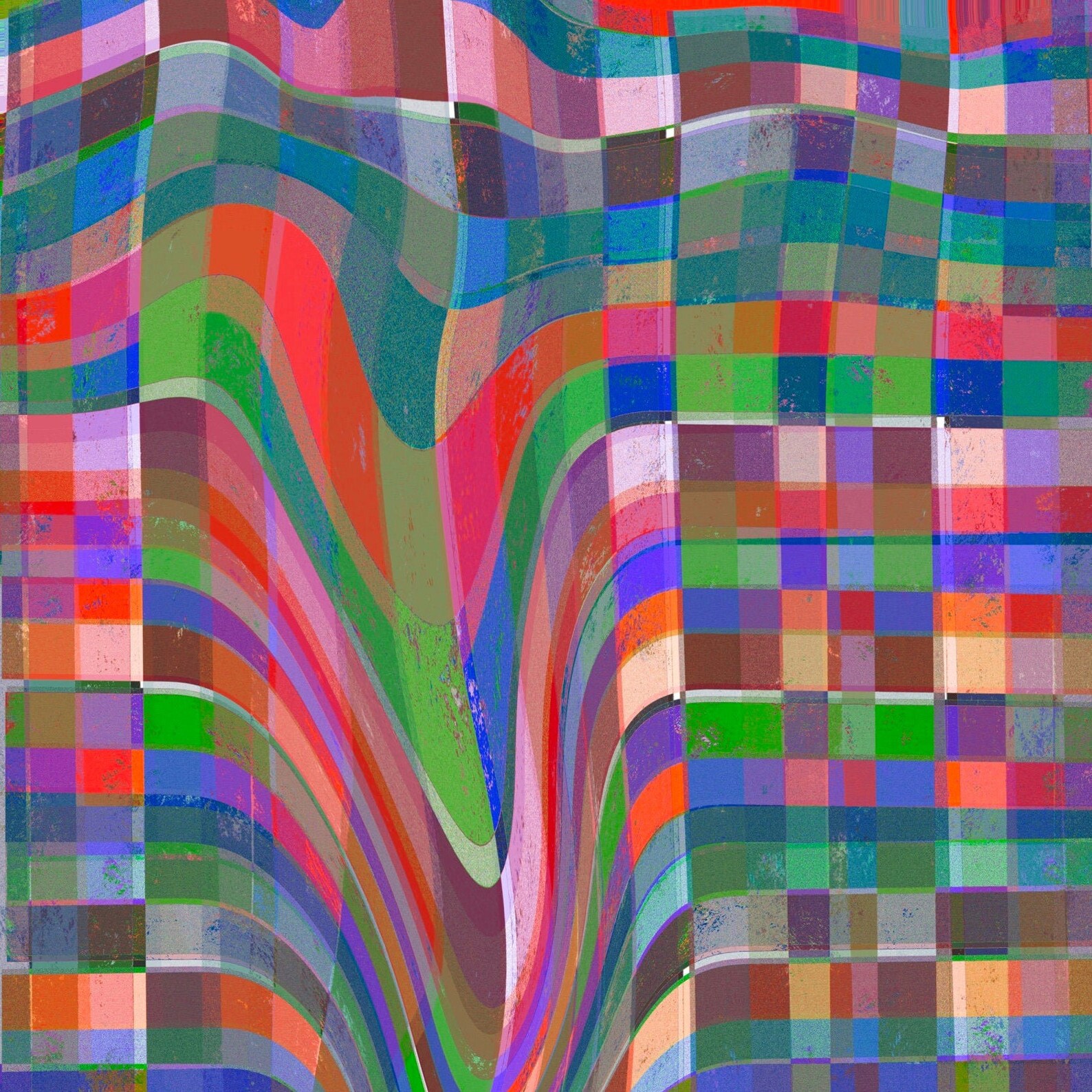 Melted Grid - Etsy