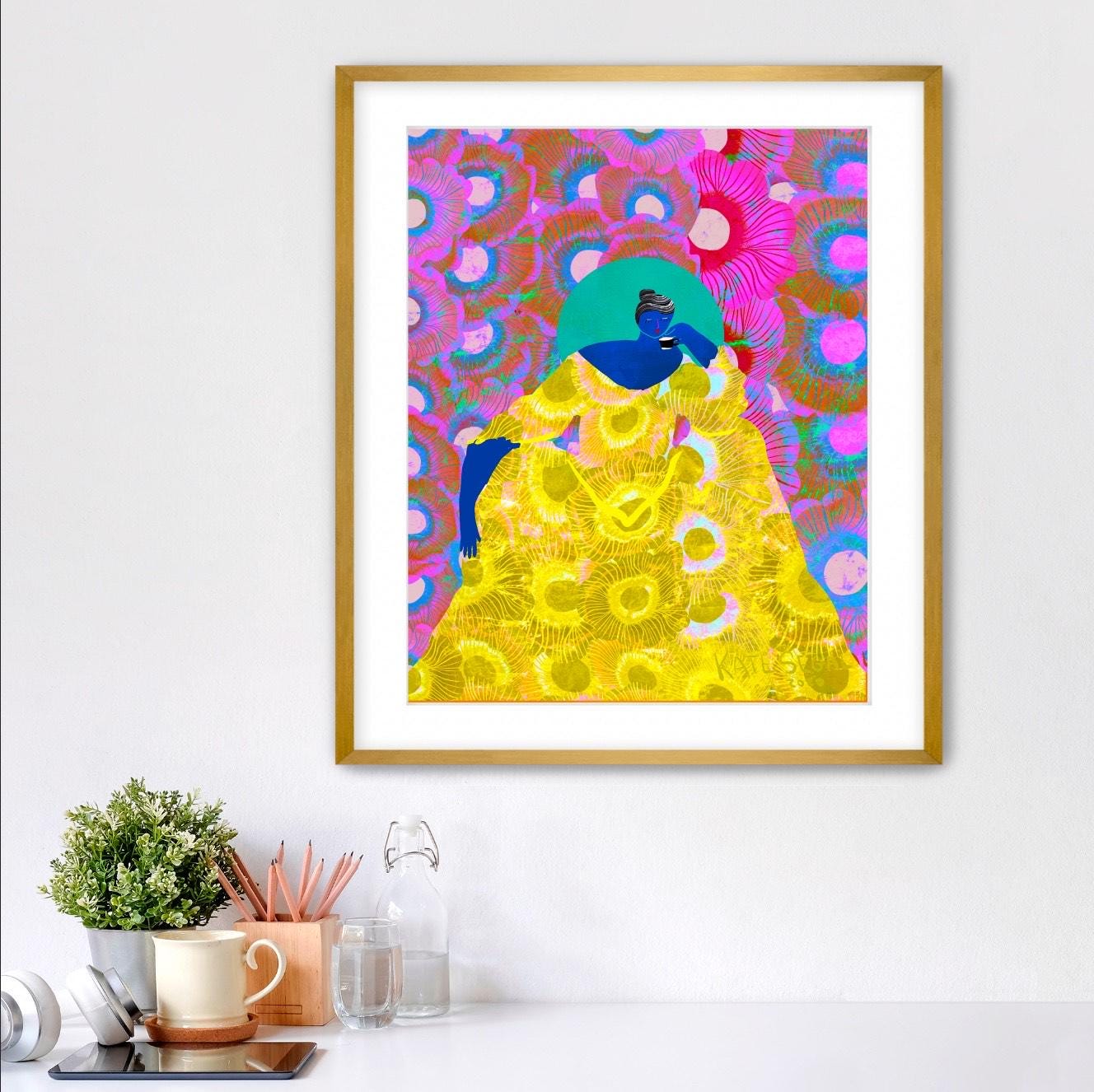 Melted Grid - Etsy