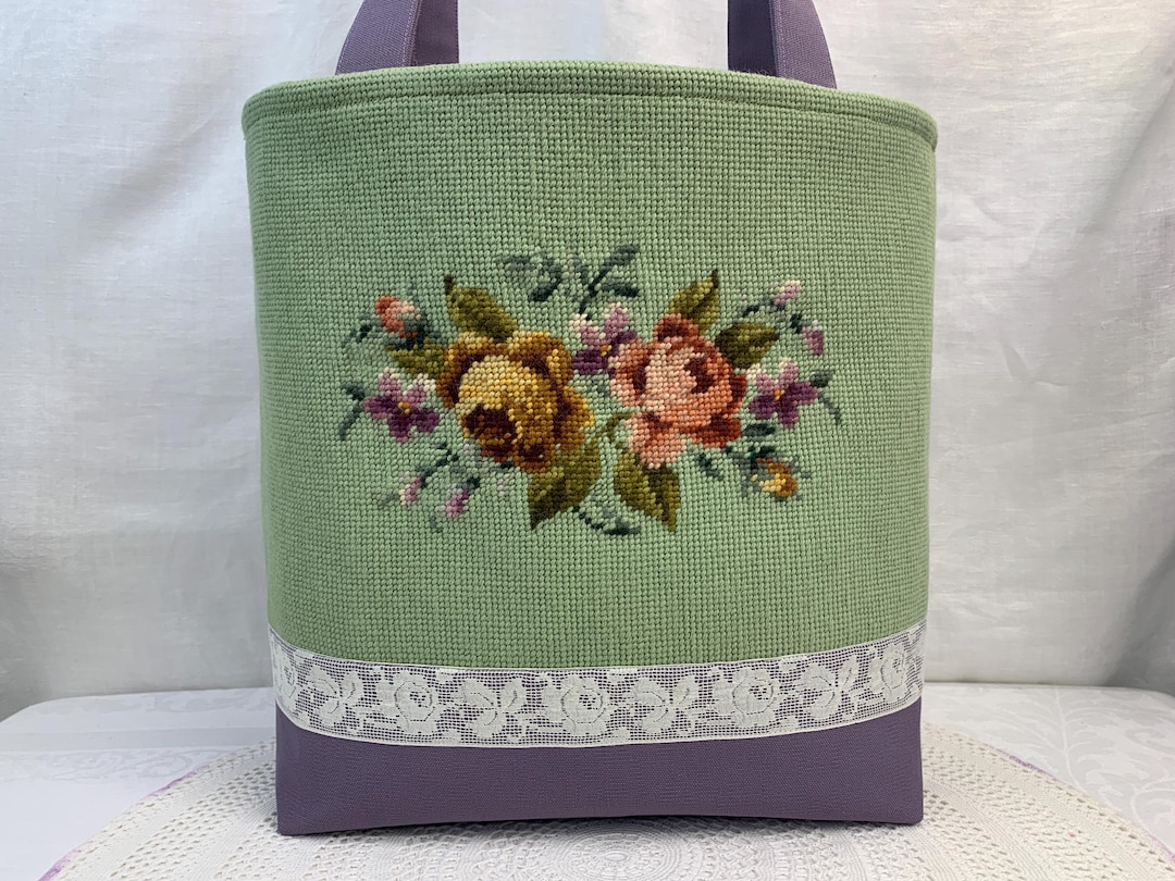Small Tote Bag With Shoulder Strap Handles | Project Bag | Travel Tote ...