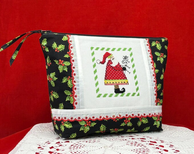 SMALL Box Bottom Project Bag | Zippered Needlework- Knit - Crochet ...