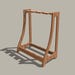 Flat Pack Guitar Rack CNC File (CNC Furniture File, Guitar Plans ...