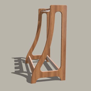 Flat Pack Guitar Rack CNC File (CNC Furniture File, Guitar Plans ...