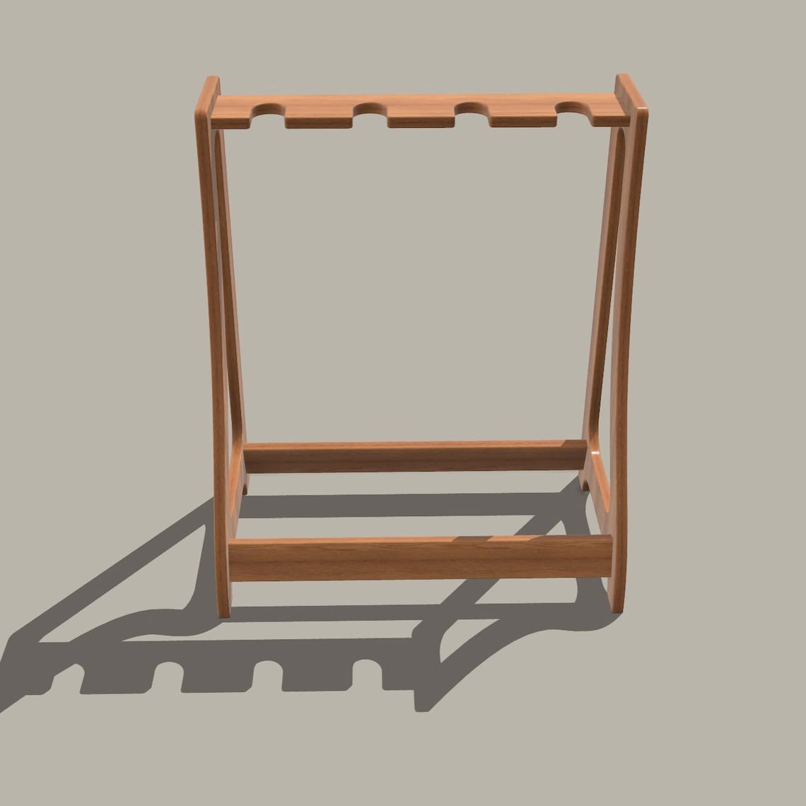 Flat Pack Guitar Rack CNC File (CNC Furniture File, Guitar Plans ...