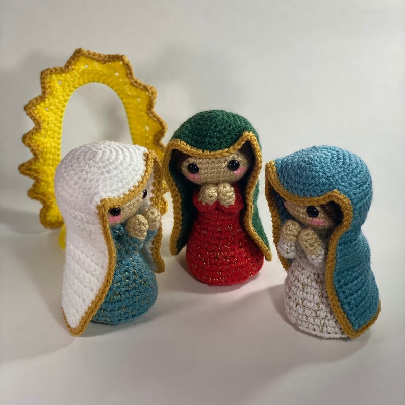 Virgin Mary Amigurumi Crochet Pattern: Our Lady of Guadalupe (PDF ...