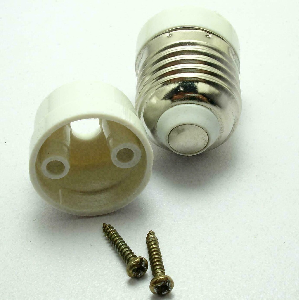 E27 Adaptor Plug Connector Lamp Socket Extension Edison Screw Light ...