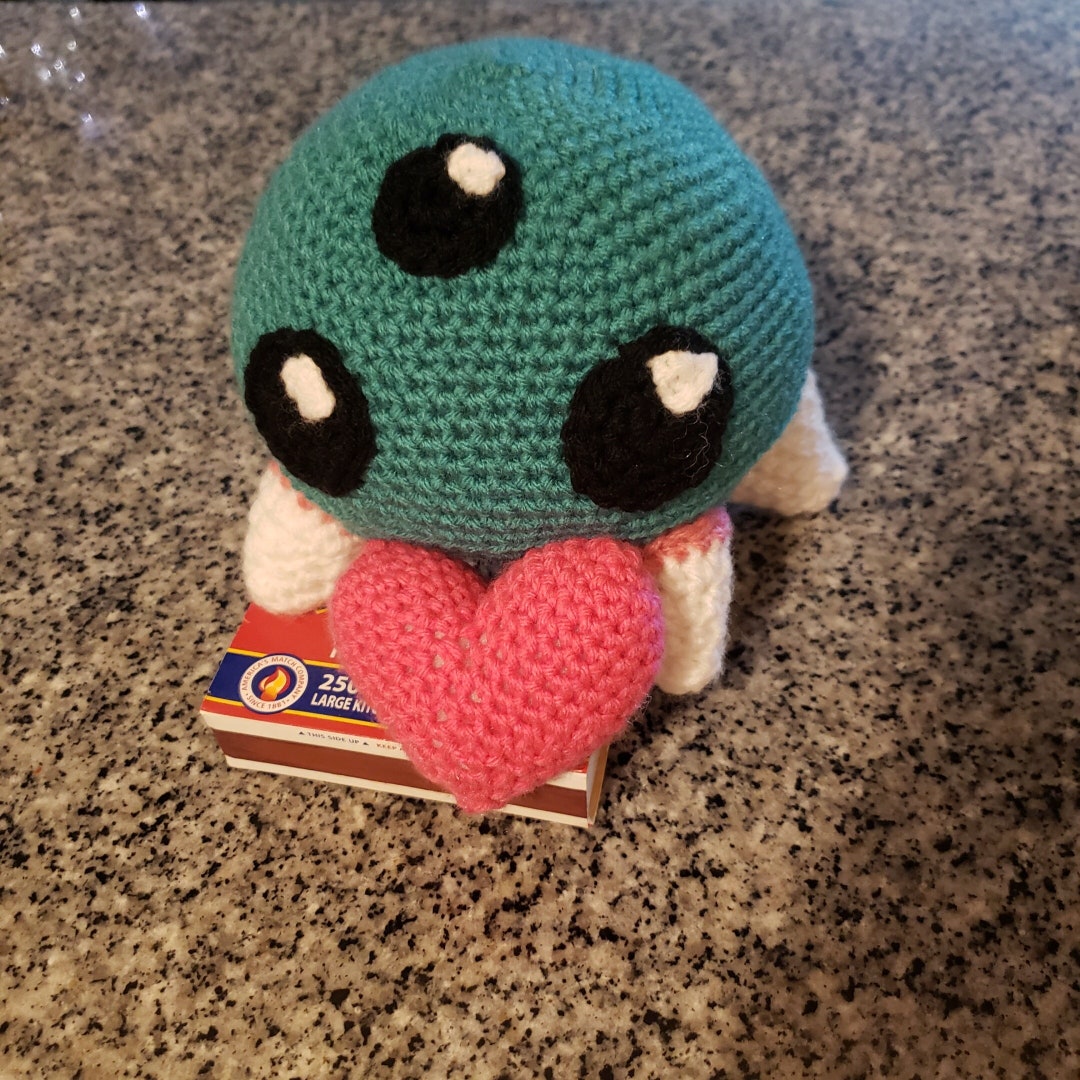 Beta Metroid Cutetroid Crocheted Plushie From Sherizati - Etsy