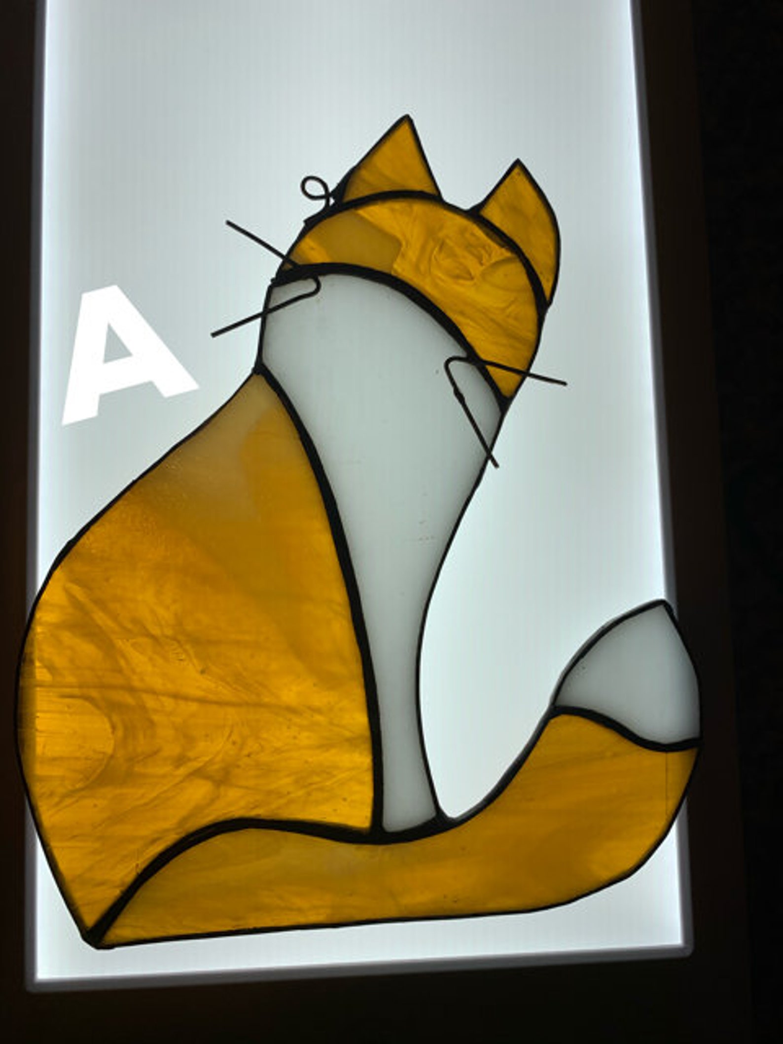 Stained Glass Fawn Cats - Etsy