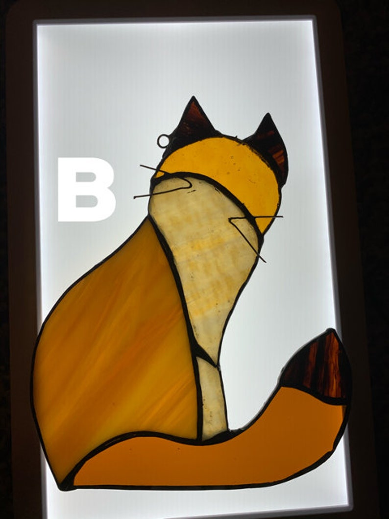 Stained Glass Cats - Etsy