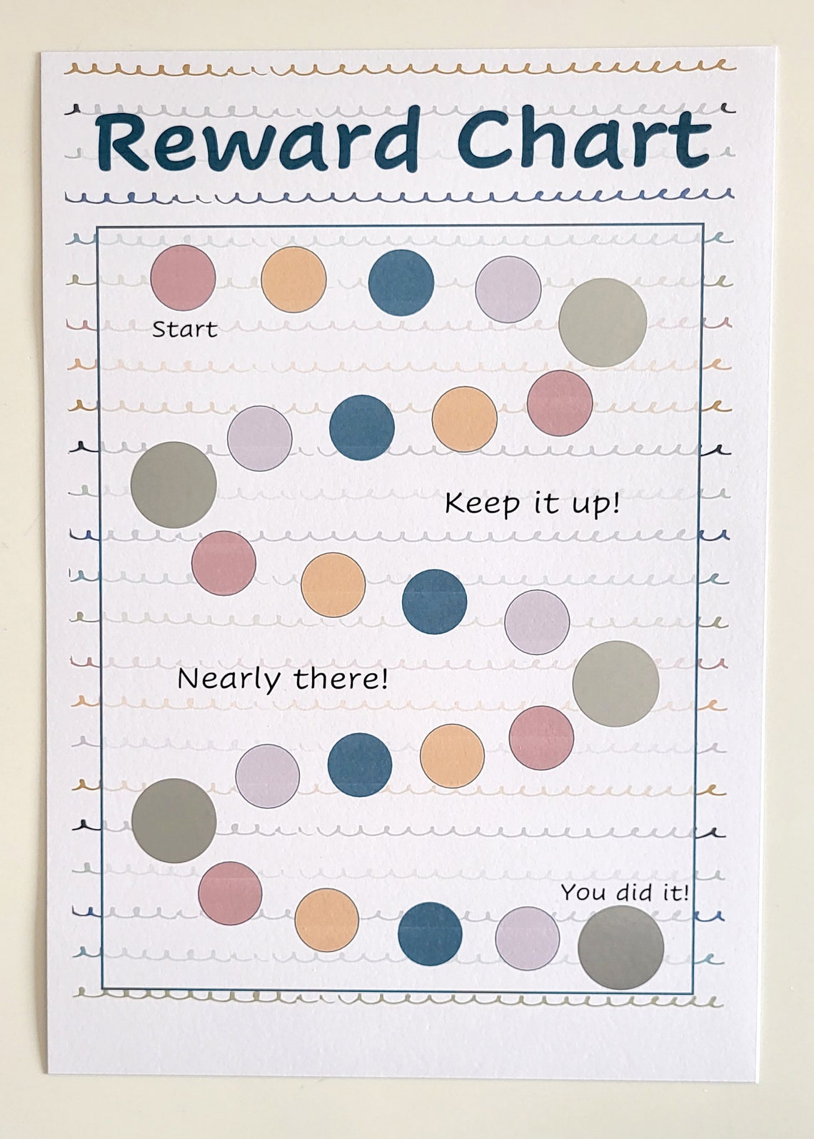 Personalised Reward Chart, Surprise Reward Under Scratch Panel ...