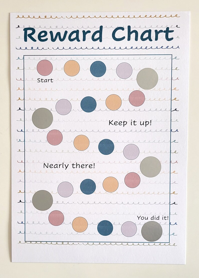 Personalised Reward Chart, Surprise Reward Under Scratch Panel ...