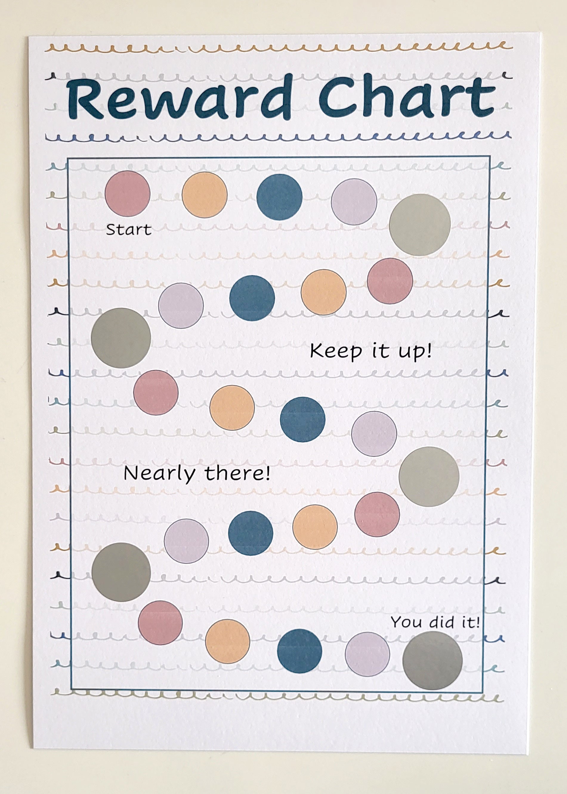 Personalised Reward Chart, Surprise Reward Under Scratch Panel ...