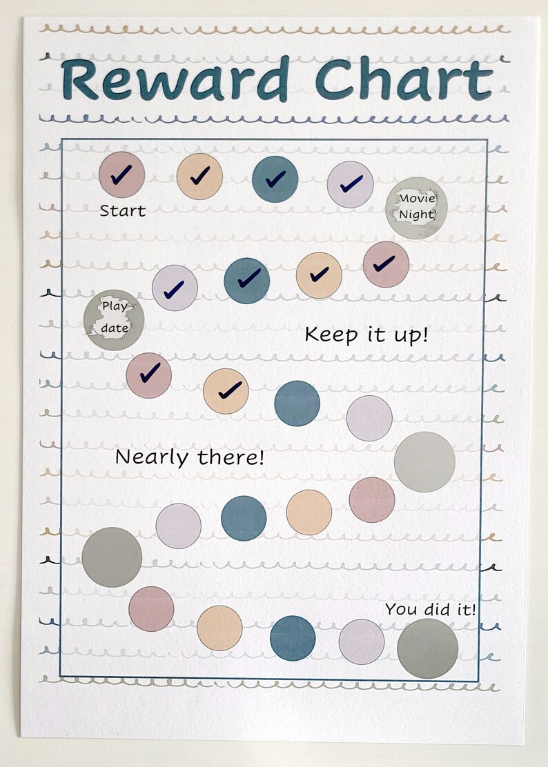Personalised Reward Chart, Surprise Reward Under Scratch Panel ...