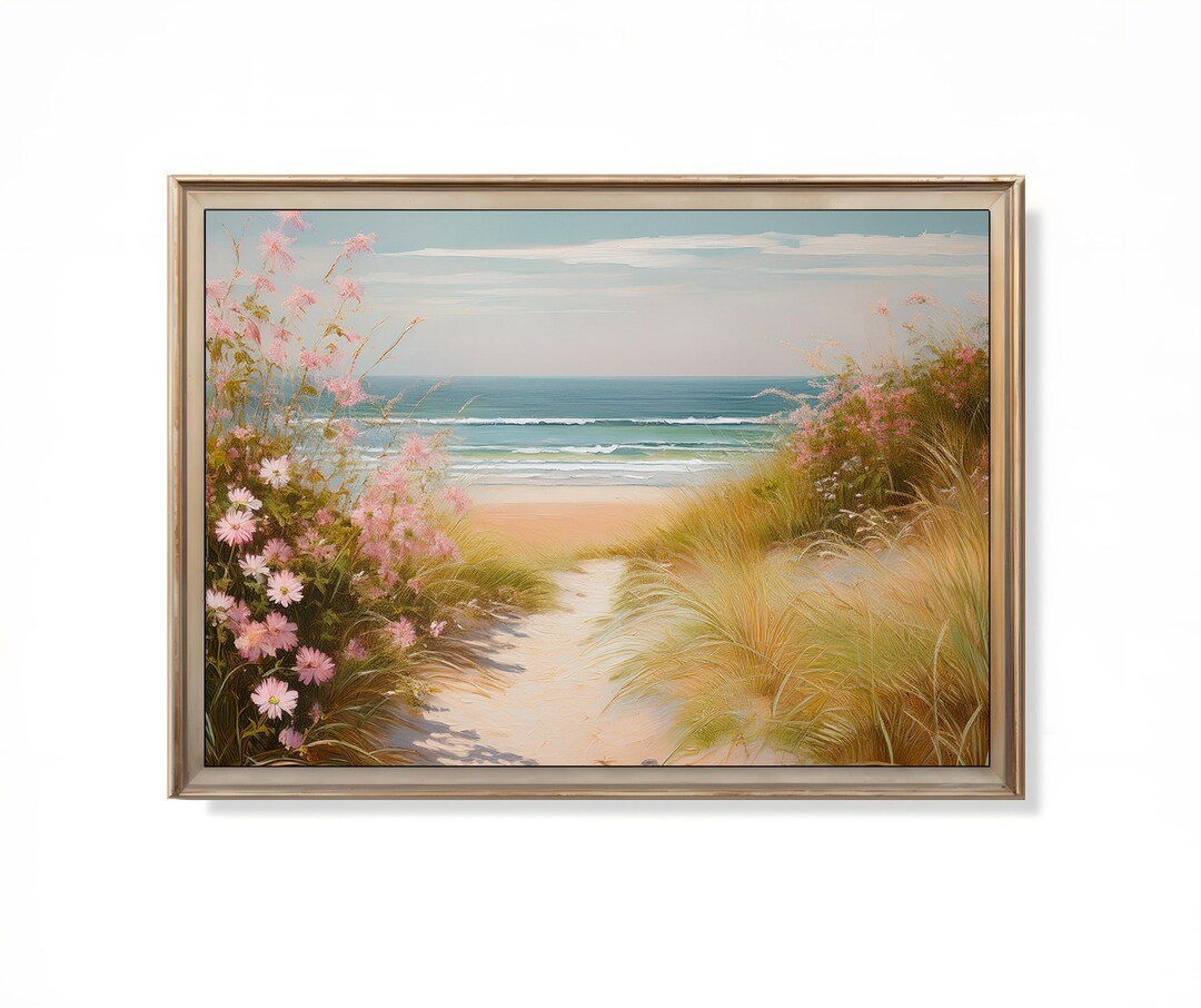 Coastal Printable, Vintage Summer Beach Print, Farmhouse Digital ...