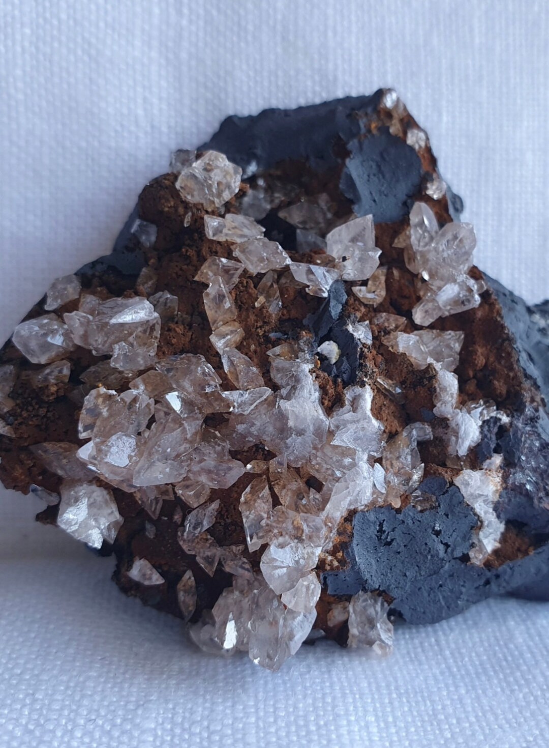 Rare Stellar Beam Calcite on Goethite No 5. - Etsy