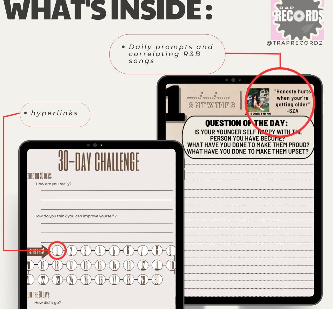 30 Days Self Love Journal VOL. 1 : Digital Daily Journal, Digital ...