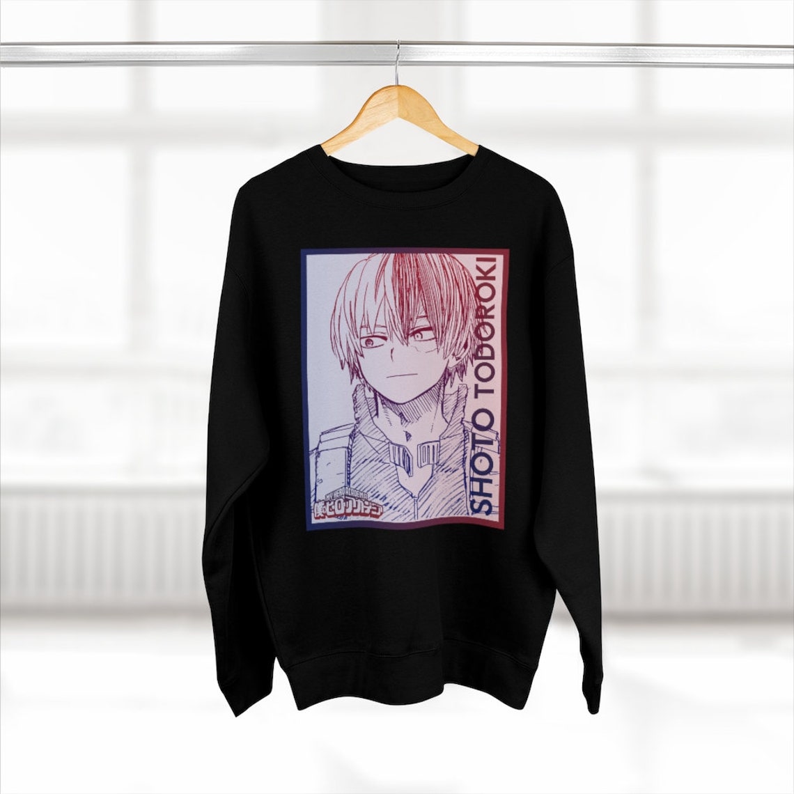 My Hero Academia Shoto Todoroki Unisex Sweatshirt Boku No | Etsy